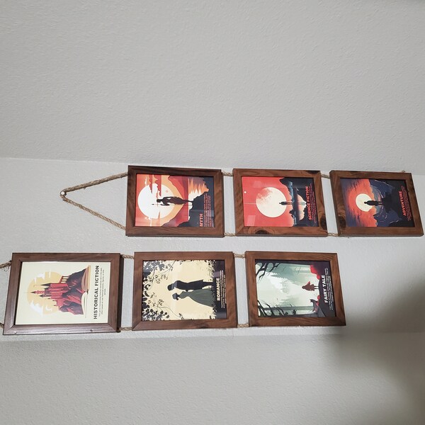 Book Genre Posters Set of 10, Classroom Decor, Library Decor, Book ...