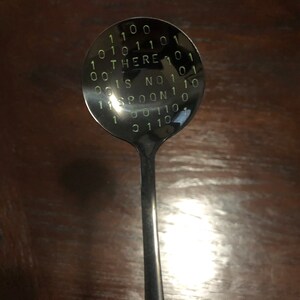 THERE is NO SPOON Binary Matrix. Matrix Resurrection Inspired, the ...