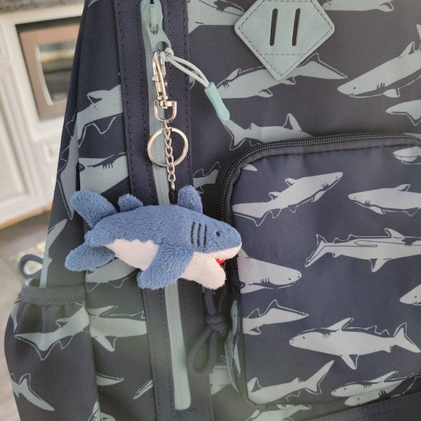 Shark Chumbuddy Keychain & Brooch (it Swallows! ) - Etsy