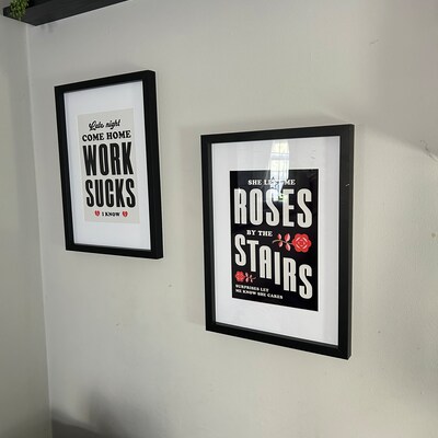 Blink 182 All the Small Things She Left Me Roses Lyrics Print ...