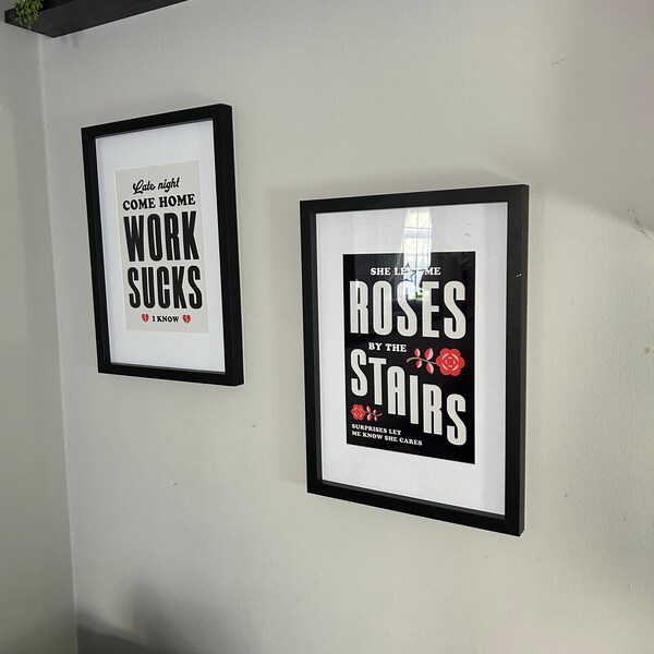 Blink 182 - All the Small Things | She Left Me Roses Lyrics Print ...