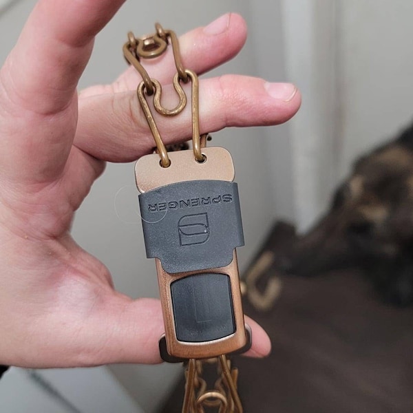33in Chain Traffic Lead/leash Custom Powder Coated for Dogs, Biothane ...
