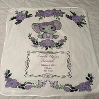 Purple Girl Elephant Clip Art Watercolor Very Cute Little - Etsy Canada