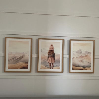 Brother Adventure Art, Set of 3 Triptych Prints, Brother Painting, Big ...