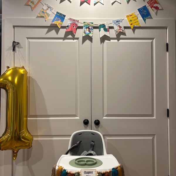 2-pack Mismatch Storybook Banners — Physical Birthday Banners — Baby ...