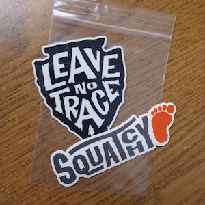 Bigfoot Sticker Set, Choose Your Quantity and Designs - Etsy