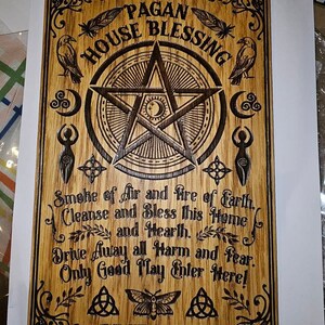 Being Pagan Wall Hanging Tree of Life and Pentacle Design Beautiful ...