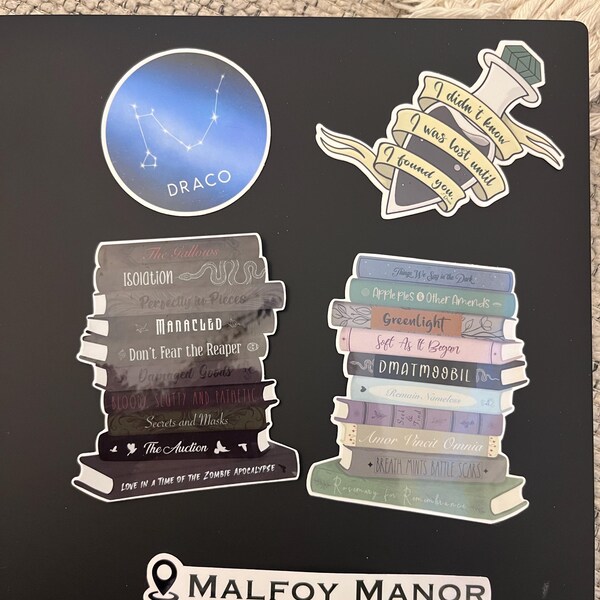 Dramione Sticker - Probably Reading Fanfiction - for Water Bottle ...