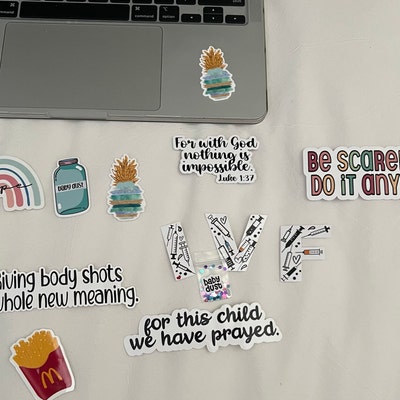 IVF Sticker 3 Pack Infertility Planner Fertility Journal Gifts Calendar ...