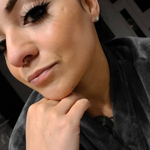 16g SEPTUM Ring, 18g, 14g, Septum Horseshoe, Septum Ring 16g, U Shape ...