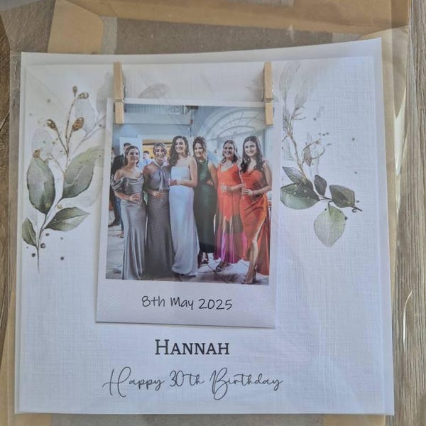 WEDDING CAR GREEN Card / Personalised / on Your Wedding Day / Happy ...
