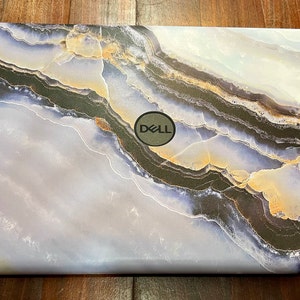 Surface Book Laptop Sticker Abstract Curve Customizable Personalized ...