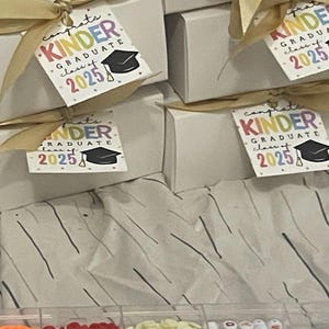 4" Graduation Bag Topper, Printable Graduation Bag Topper, Kinder Grad ...