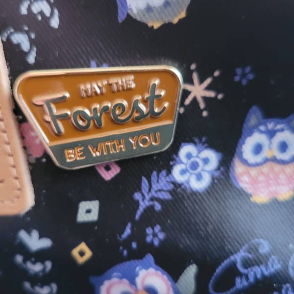 May the Forest Be With You Enamel Pin, Star Wars Gift - Etsy