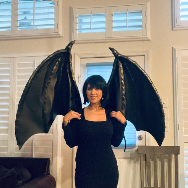 Realistic Bat Wings for Halloween Costume, Gargoyle Wings for Adult ...