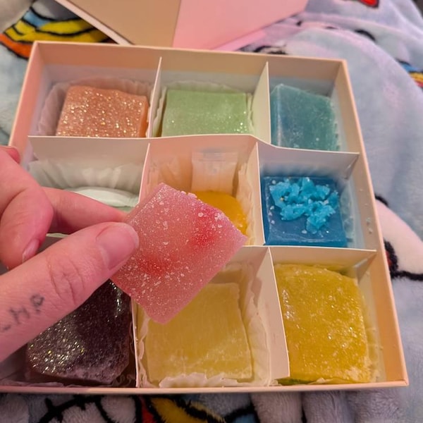 Edible Treasure Box, Kohakutou Candy Box, Crystal Candy, Edible Gem ...