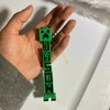 Minecraft Creeper Personalized Custom Name Tag, Keychain, Keyring ...