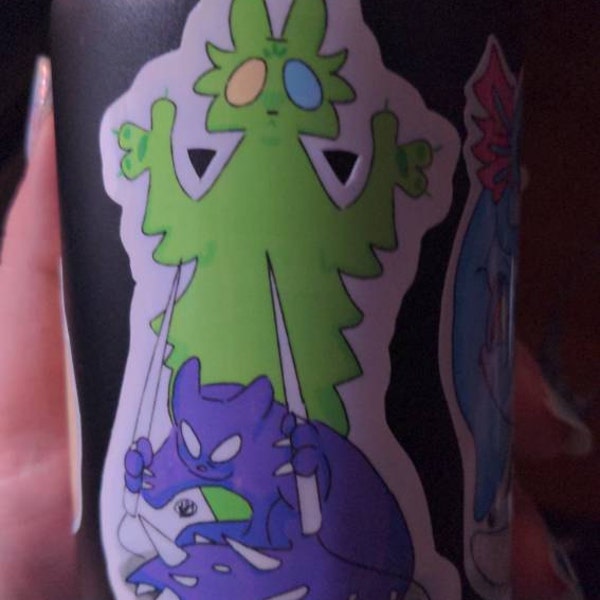Rain World Slugcat Pairing Stickers - Etsy