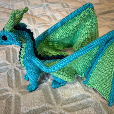 Small Eastern Dragon Crochet Amigurumi Pattern DIGITAL PDF by Crafty ...