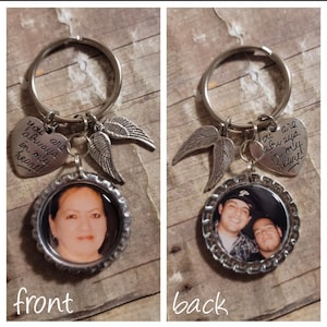 Memorial Keychain Memorial Gift Memorial Keepsake Photo Keepsake Photo ...