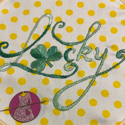 Lucky Hand Embroidery Pattern Digital Download PDF - Etsy
