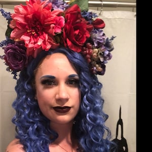 Peacock Headdress/ Peacock Headpiece /feather Mohawk/ Feather - Etsy