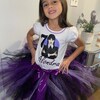 Wednesday Birthday Tutu Set Wednesday Purple Birthday - Etsy