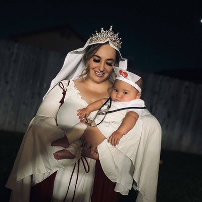 Scapular Long Tabard With Hood, Many Colors in Stock - Etsy