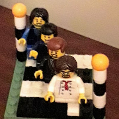 The Beatles 100% Genuine Lego Minifigures and Pieces Band on Stage With ...