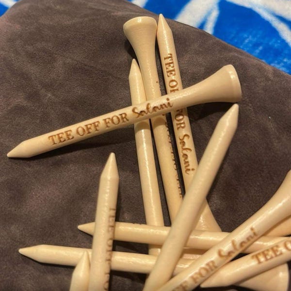 Personalized Golf Tees Wedding Favors Fathers Day Birthday Best Man ...