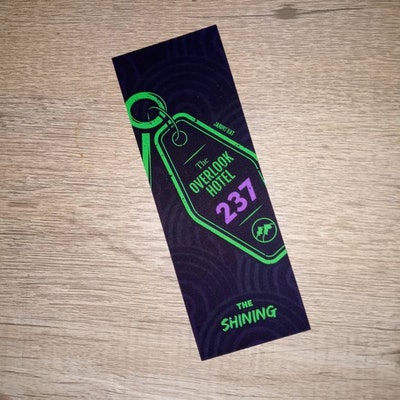 The Shining Bookmark / Stanley Kubrick / Horror Bookmark / Double Sided ...