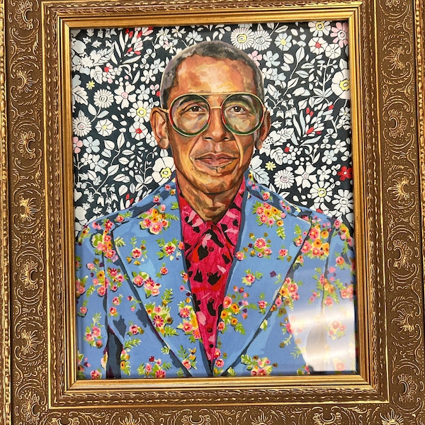 Barack Obama Portrait Art Print: Colorful Political Decor - Etsy