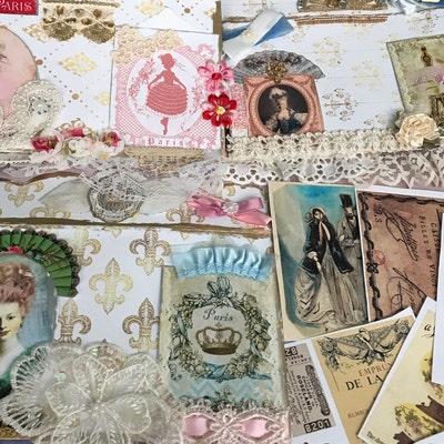 1600s Vintage French Ledger Pages, 5 Junk Journal Pages, Antique ...