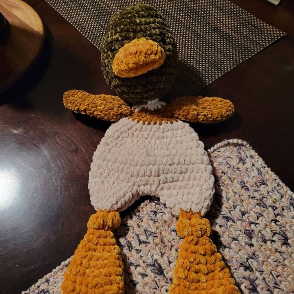 No-sew Miles Mallard Duck Snuggler Crochet PATTERN || Duck Amigurumi ...