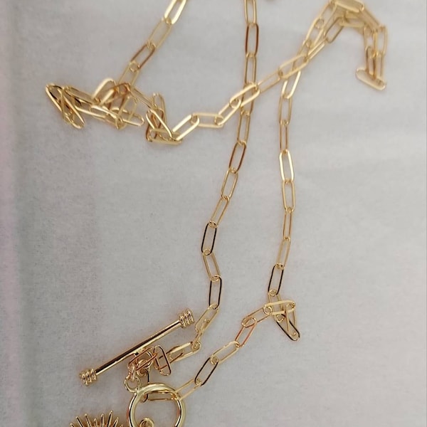 Gold Toggle Neckace, Opal Toggle Necklace, Opal Jewelry, Gold Necklace ...