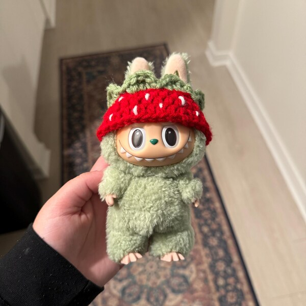 Crochet Strawberry Labubu Hat Accessory Clothing Perfect for Spring - Etsy