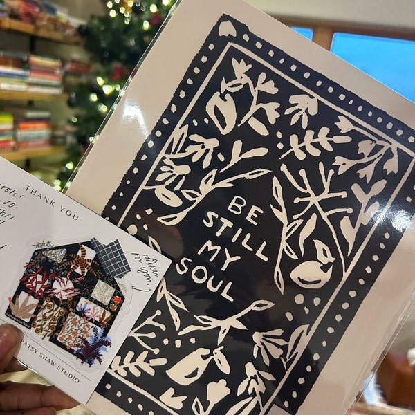 Sow Block Print | Botanical Art Print - Etsy