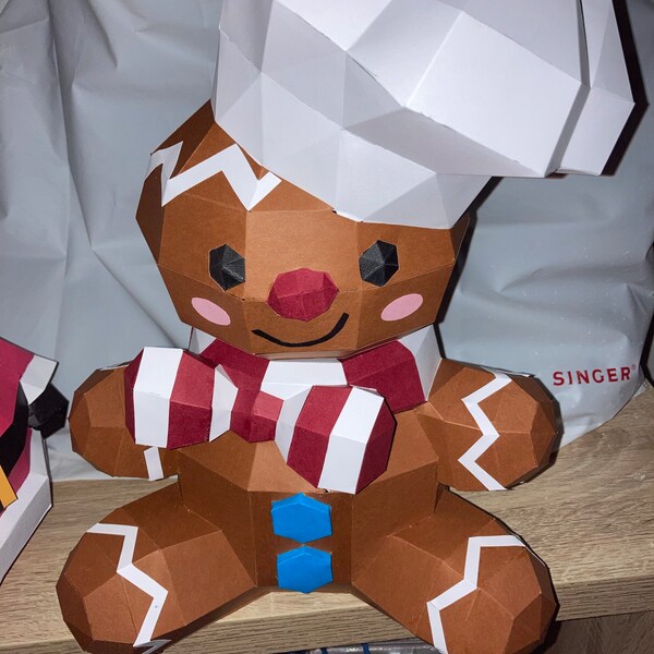 Ginger Cookies Box/ Craft/ Caja De Rejalo/ Candy Bowl/ Template PDF ...