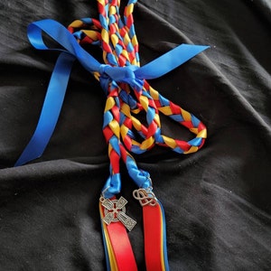 CUSTOM Set of 3 Wedding Cords Choose Your Colours and Charms - Etsy