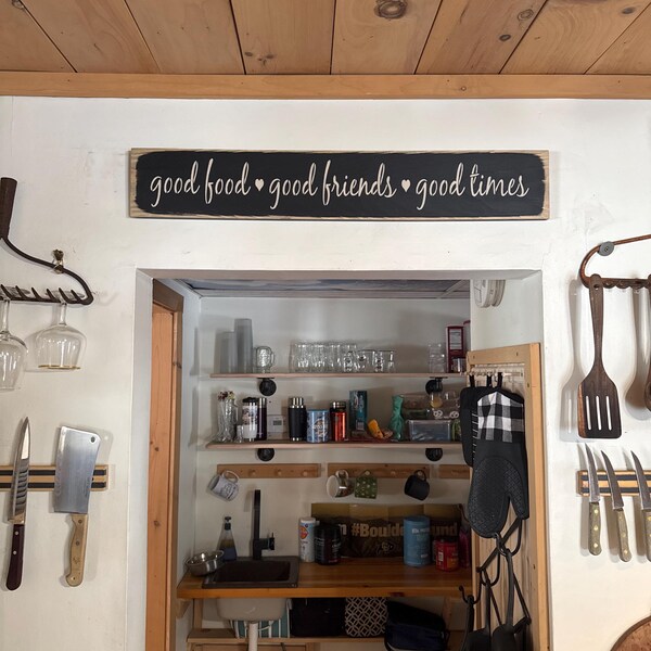S 452 Wood, Handmade, Long Sign. "it's a Wonderful Life" Written in ...