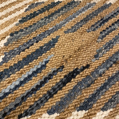 2x3, 2x4, 2x6, 2.6x6 Ft Indian Hand Woven Hemp Jute Rug Runner Rug ...