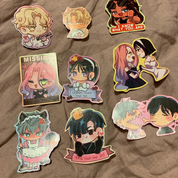 Alien Stage Stickers || Mizi | Sua | Ivan| Till | Luka | Hyuna || 2 ...