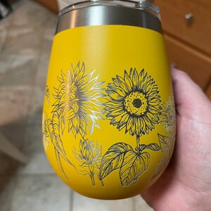 14oz 270 Tulip 2.0 Design Laser Engraved on a Yeti Mug - Etsy