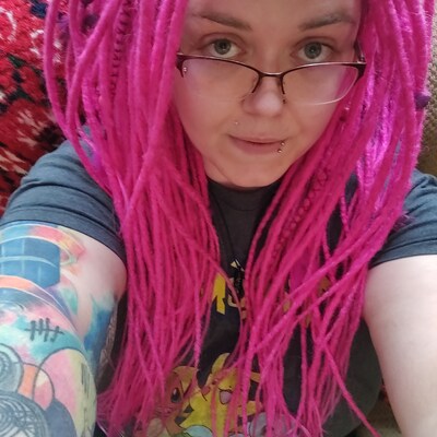 Synthetic Dreads Neon Pink Crochet DE or SE Double or Single - Etsy