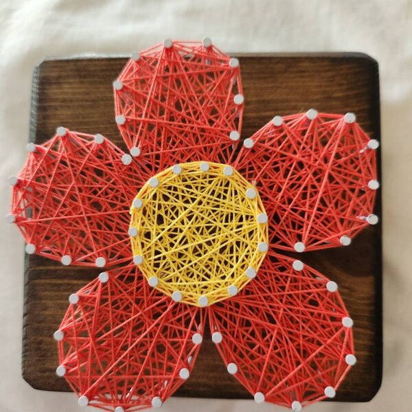 DIY Mini Daisy String Art Kit, DIY Flower String Art Kit - Etsy