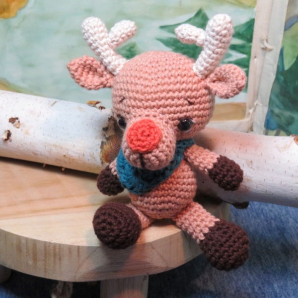 PATTERN: Myles the Moose - Crochet Moose Pattern - Amigurumi Moose ...