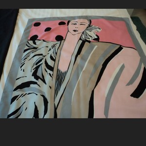 Stunning French Vintage Rodier Peach Coloured Scarf 15932 N - Etsy