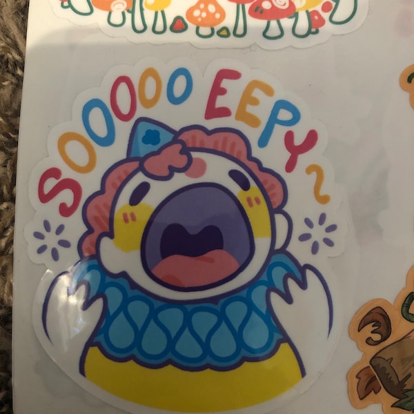 Eepy Clown Waterproof Sticker! - Etsy