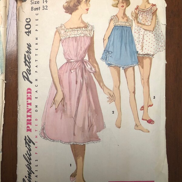 60's Sailor Collared Teen Dress Pattern-simplicity #2366 - Etsy