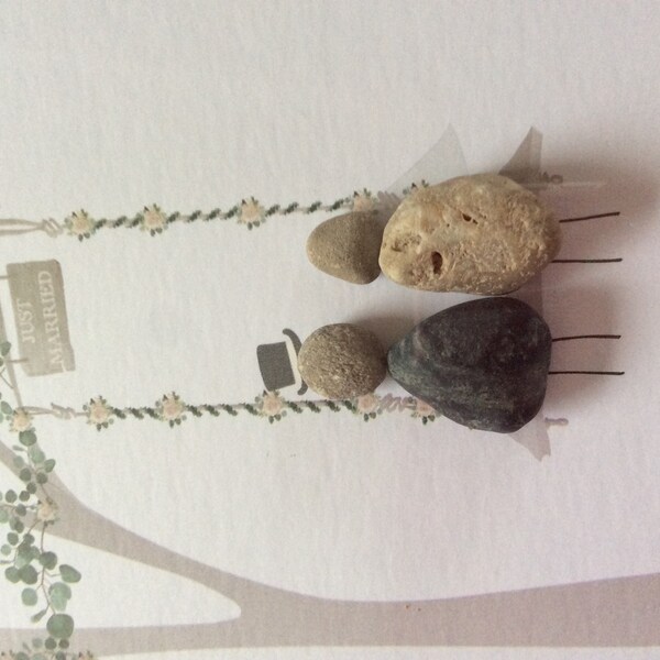 Personalised Wedding Swing Pebble Picture - Wedding Pebble Art - and ...